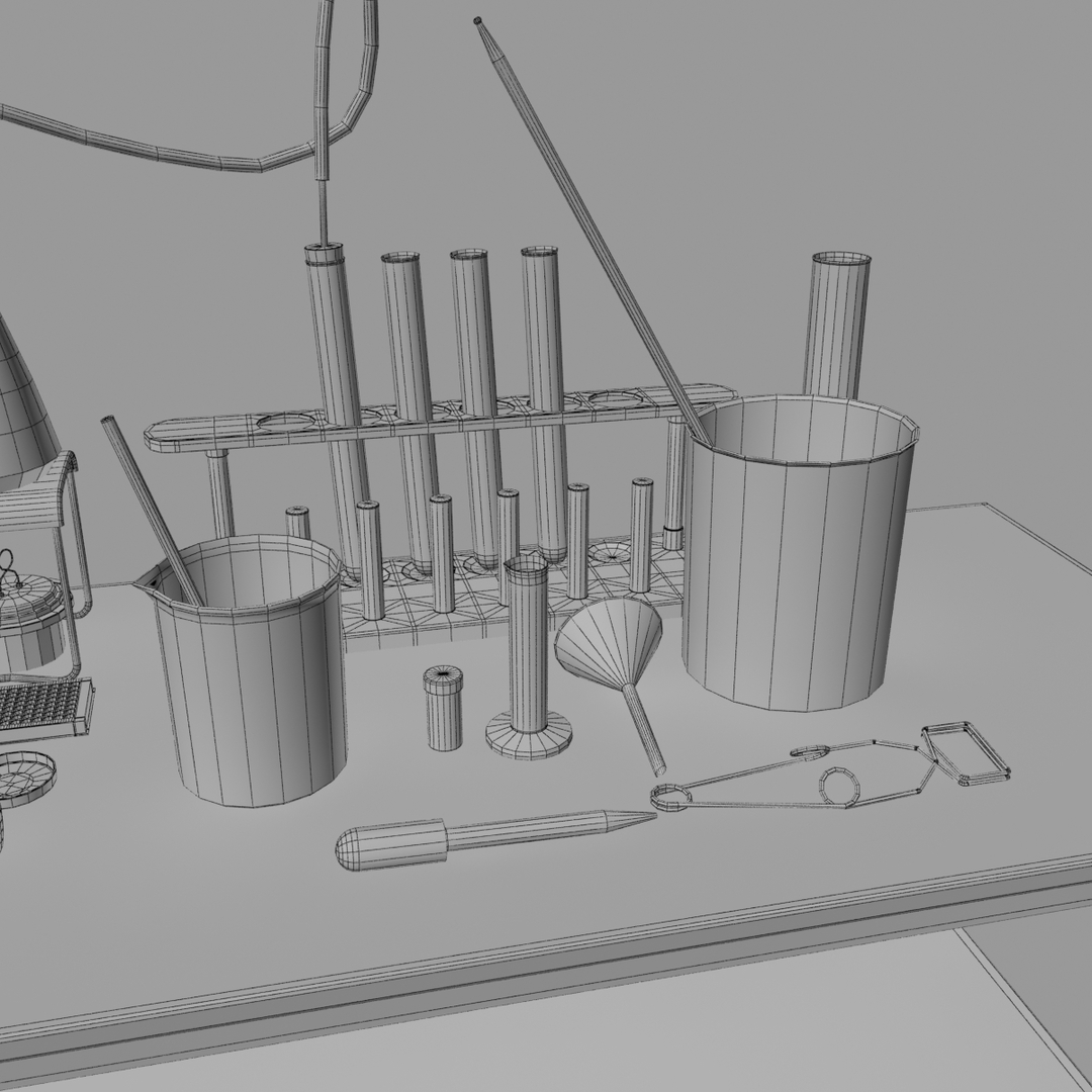 chemistry lab table 3ds
