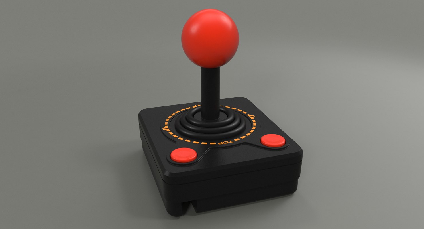 joystick video controller 3d model