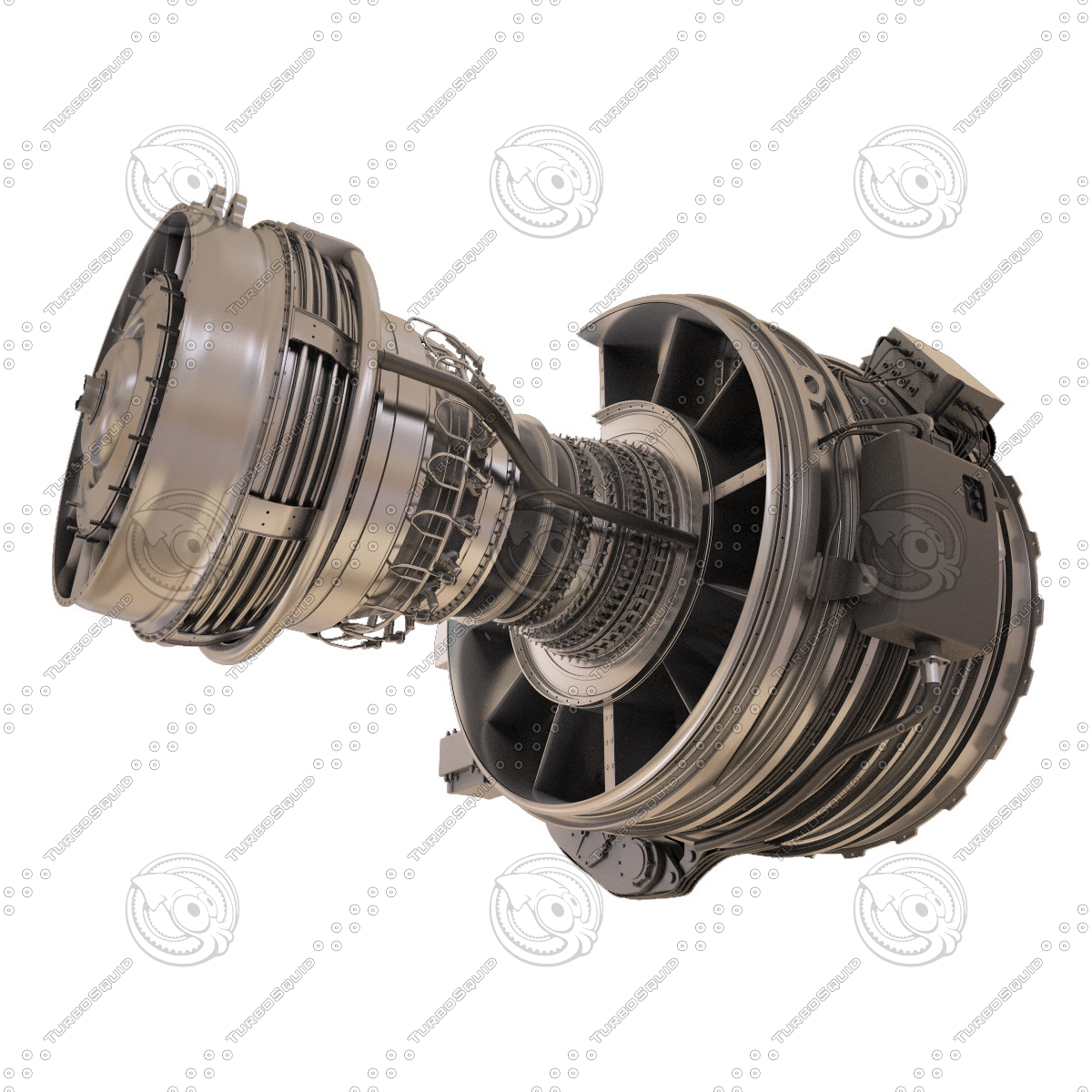 c4d cfm56-7b engine complete internal