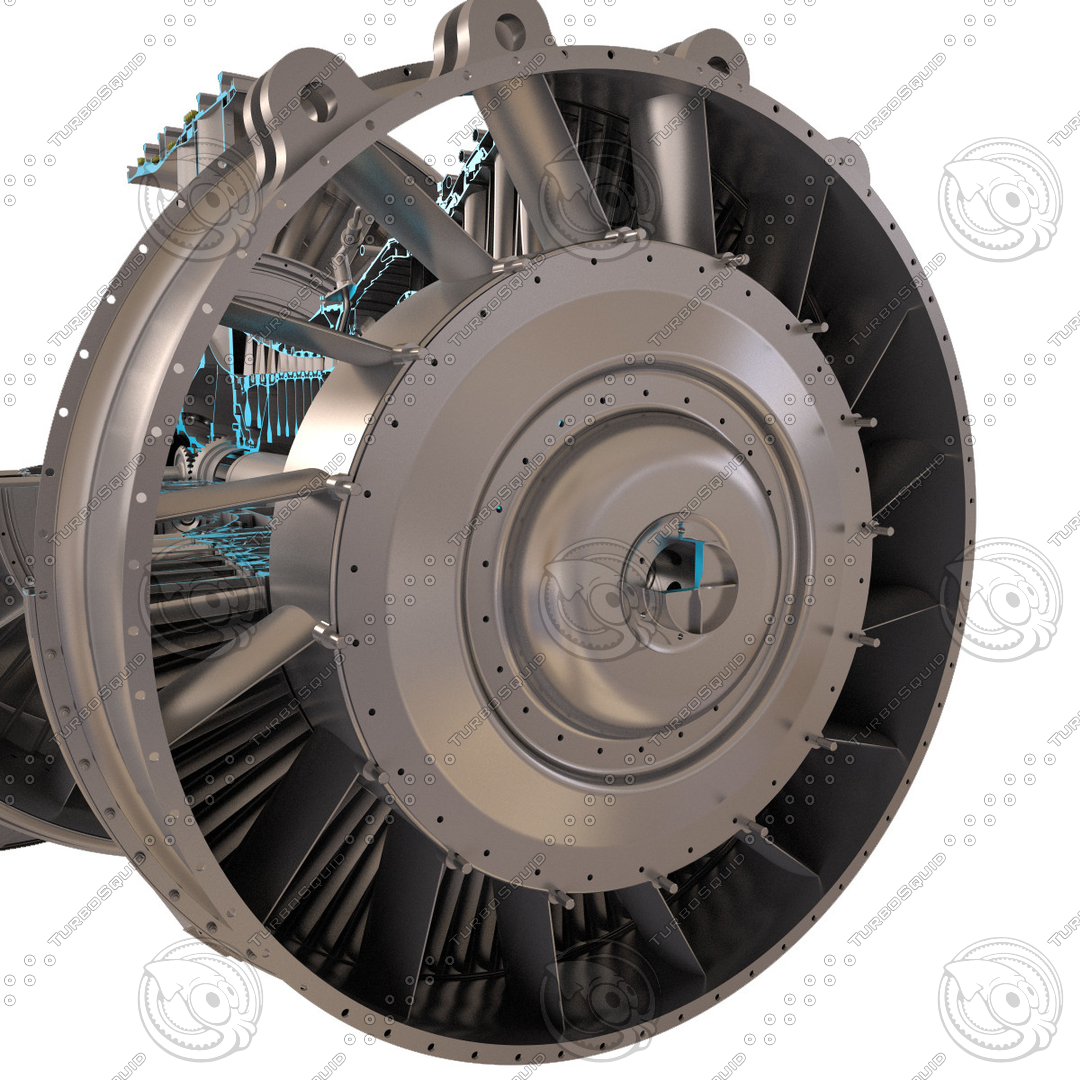c4d cfm56-7b engine complete internal