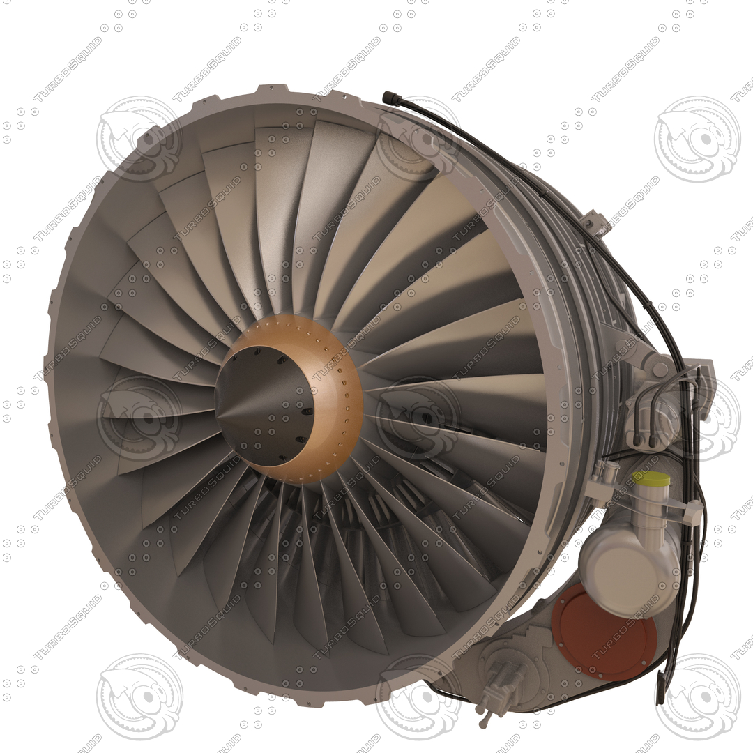 c4d cfm56-7b engine complete internal