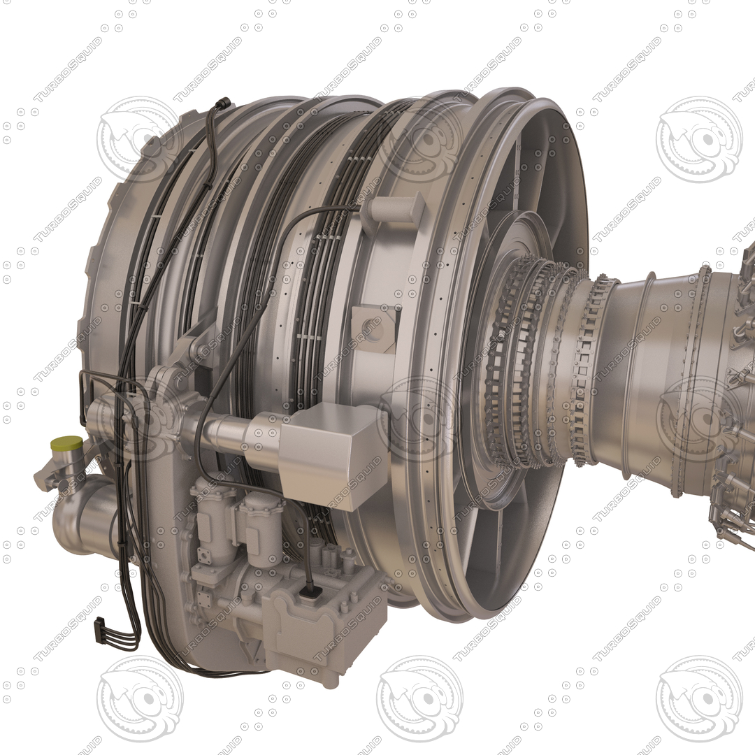 c4d cfm56-7b engine complete internal