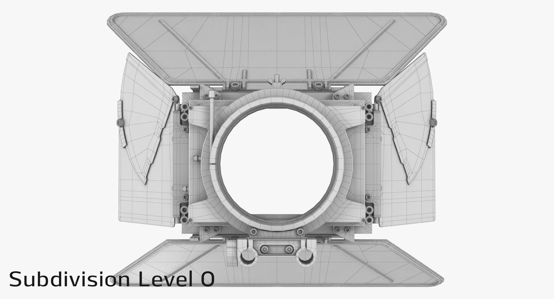 3D camera matte box - TurboSquid 1456458