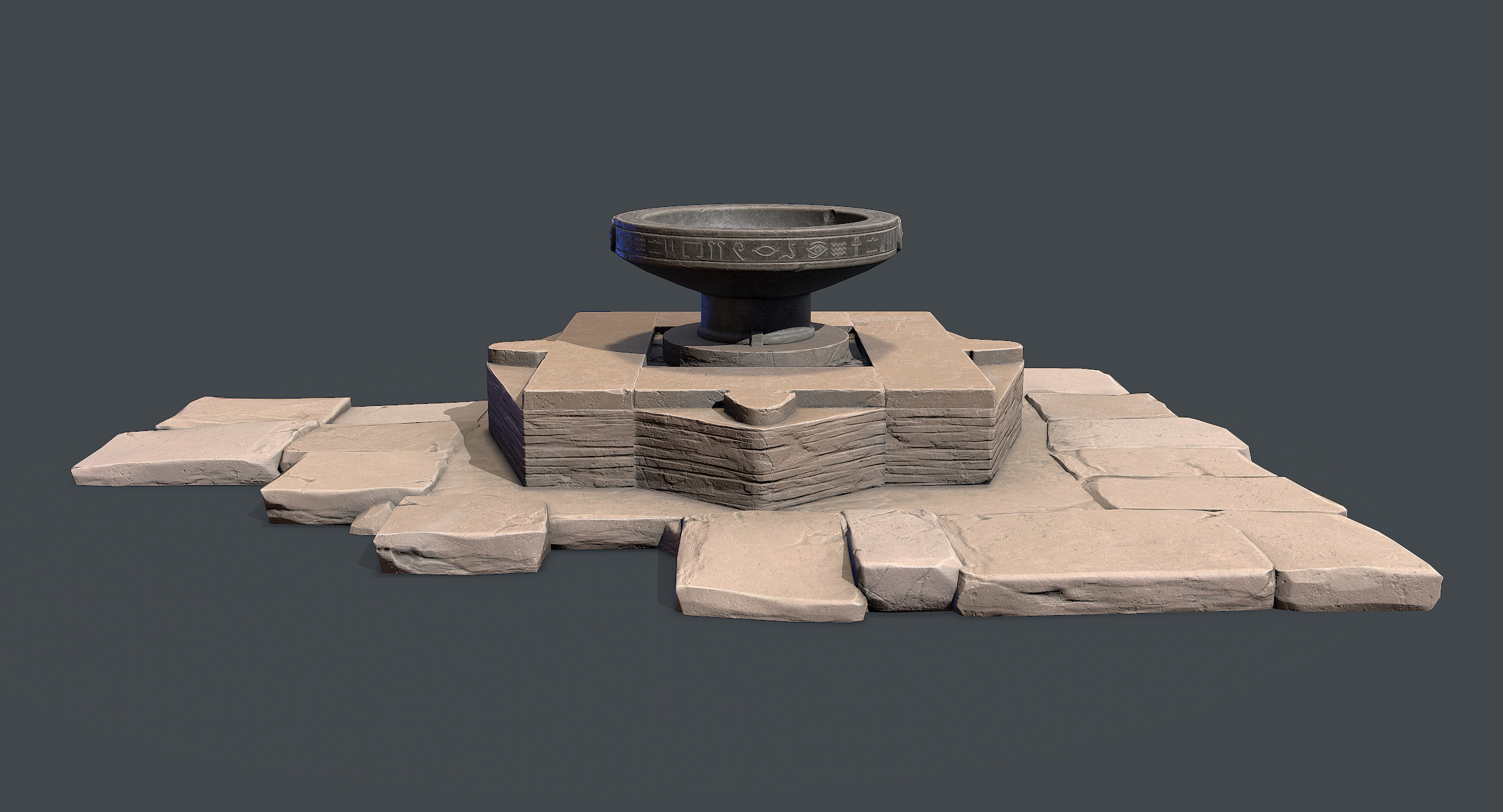 Ready ancient egyptian altar 3D model - TurboSquid 1456469