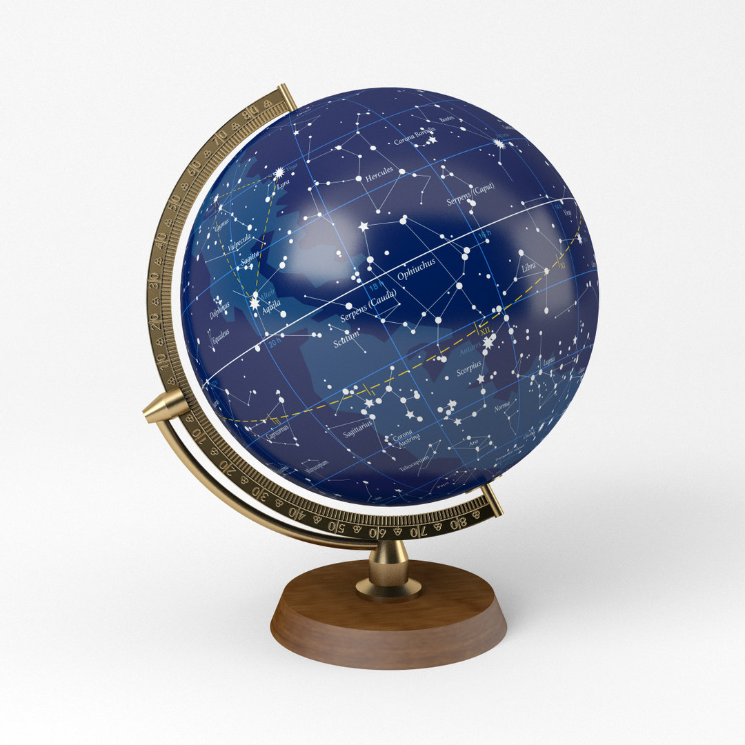 Celestial globe - star model - TurboSquid 1456465
