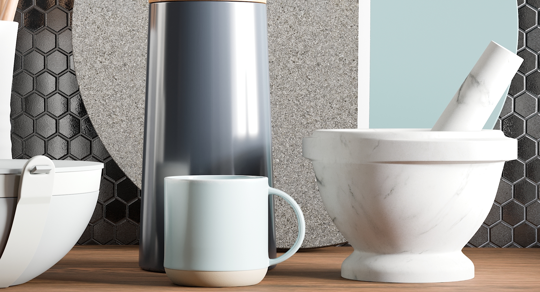 3D realistic kitchen accessories 7 - TurboSquid 1456501