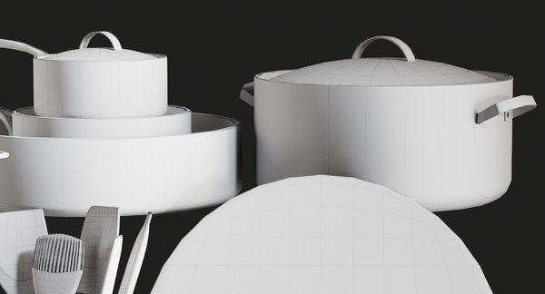 3D realistic kitchen accessories 7 - TurboSquid 1456501