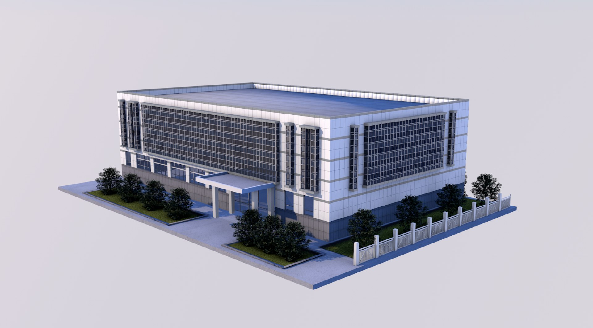 Fabrikgebäude 3D-Modell - TurboSquid 1456486