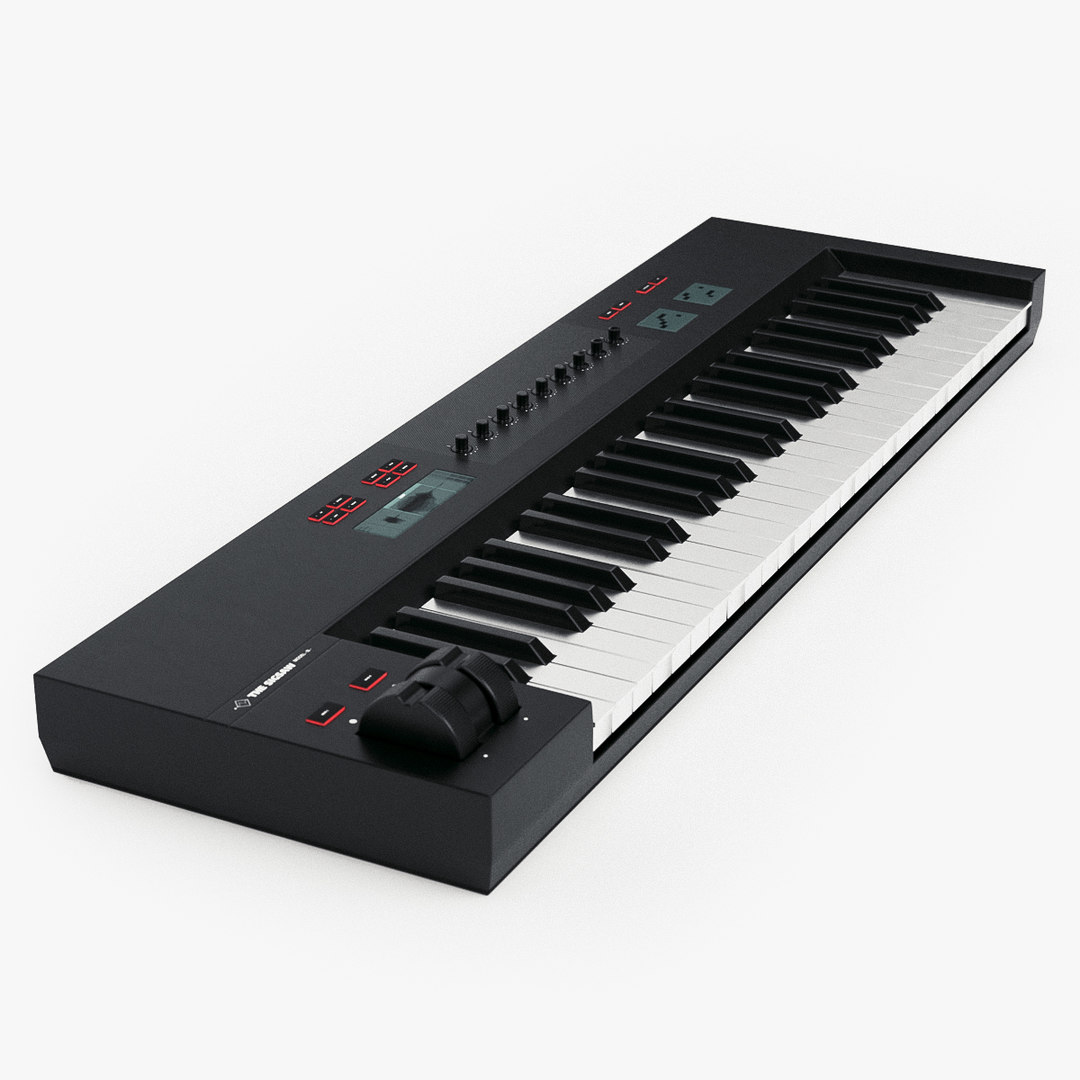Midi Keyboard 3d Turbosquid 1456511
