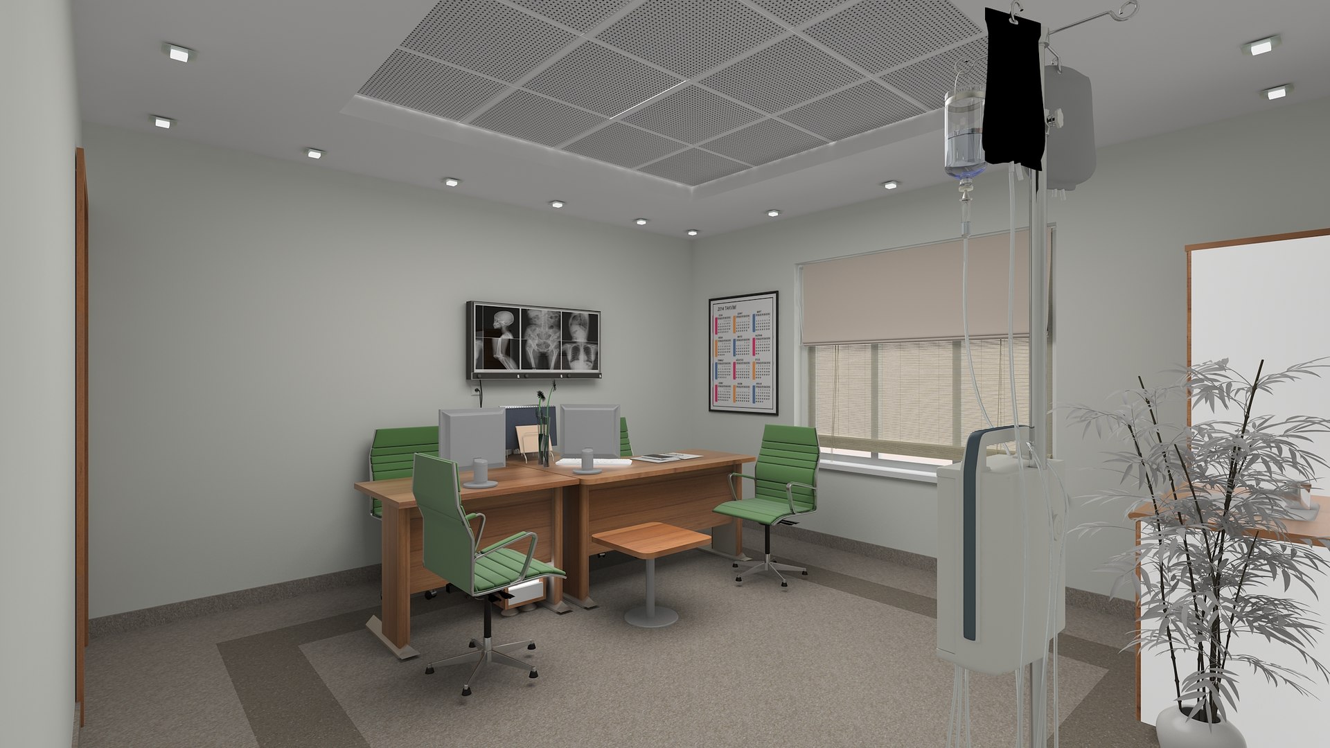 3D polyclinic room - TurboSquid 1456652