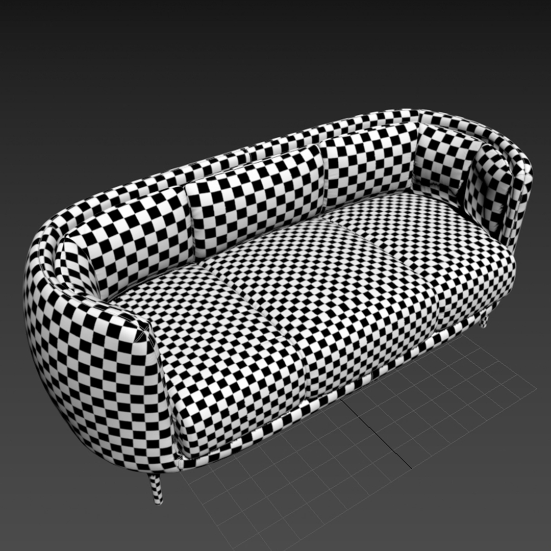 Wittmann vuelta sofa 3D model - TurboSquid 1456677