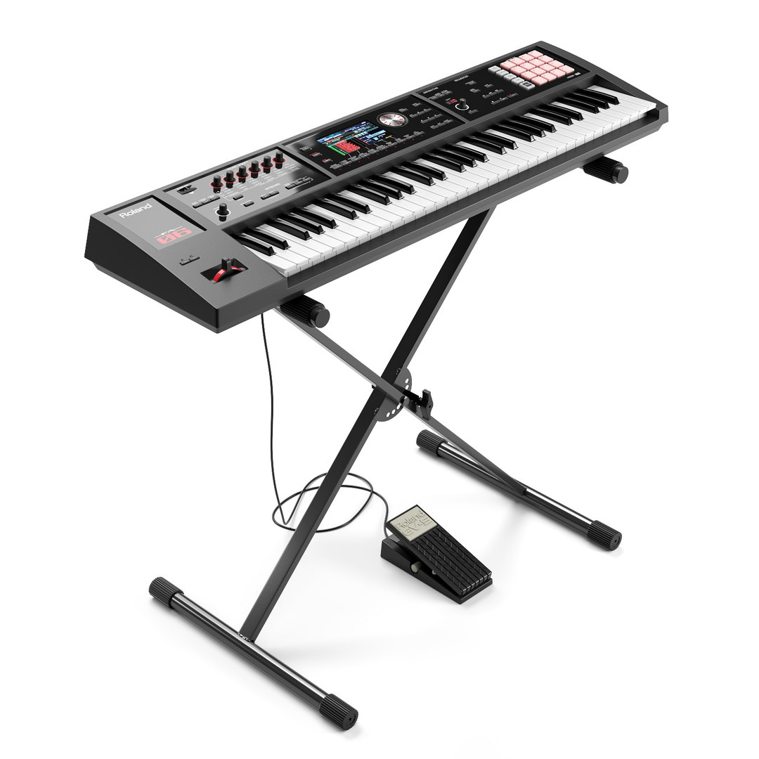 Keyboard roland 3D model - TurboSquid 1456680