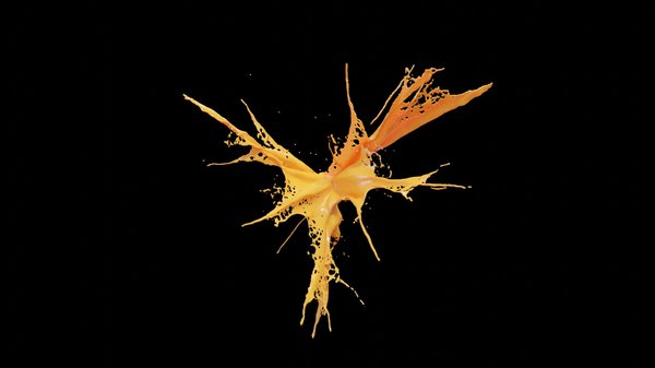 3d model abstract liquid