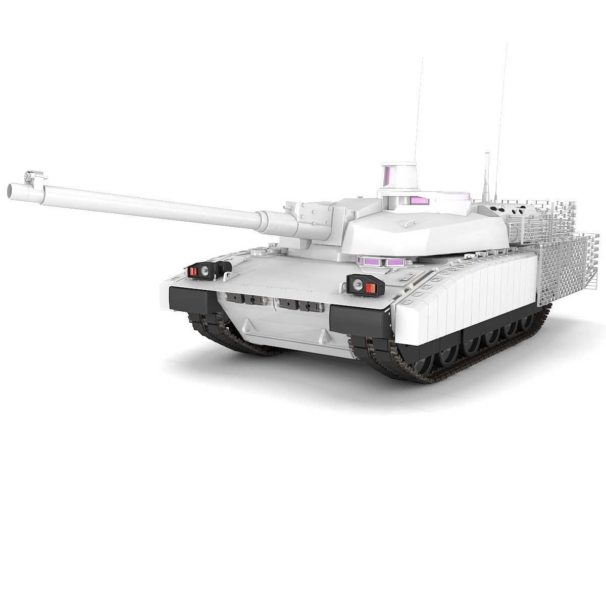 modelo 3d 3D AMX Leclerc Xlr blanco - TurboSquid 1456956