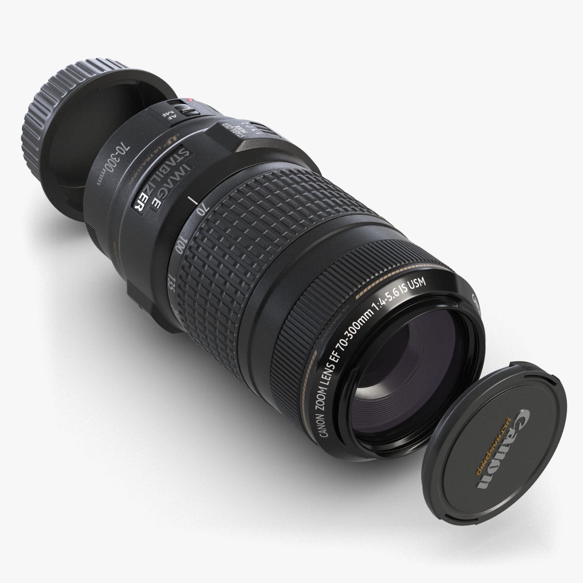 3d 3ds lens canon ef object