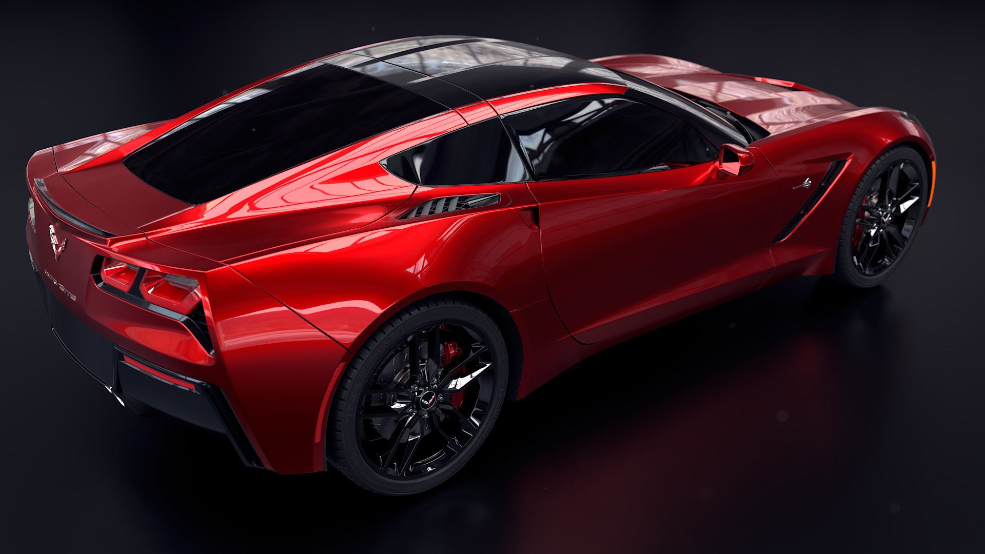 3D chevrolet corvette vette - TurboSquid 1457698