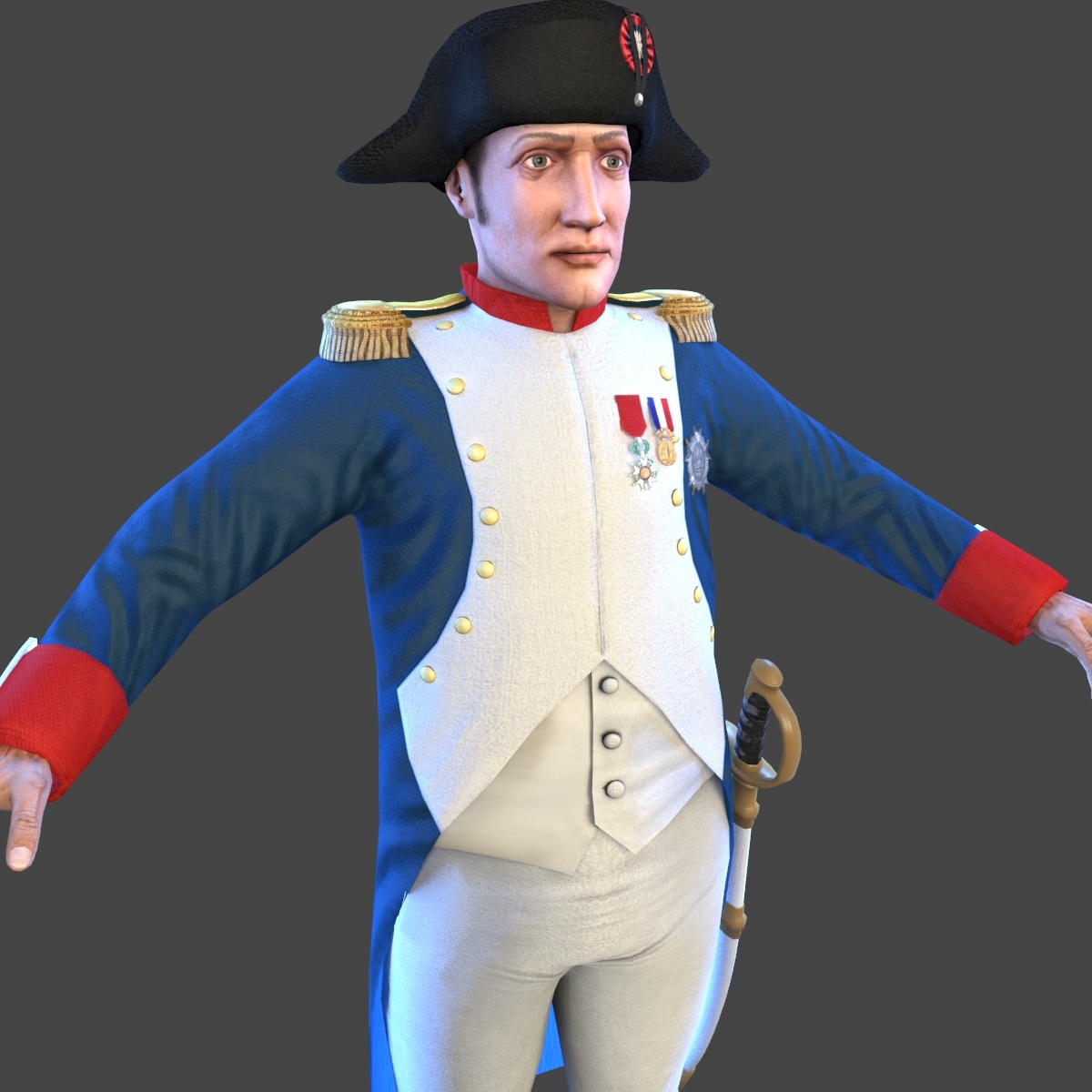 3D napoleon bonaparte model - TurboSquid 1457751