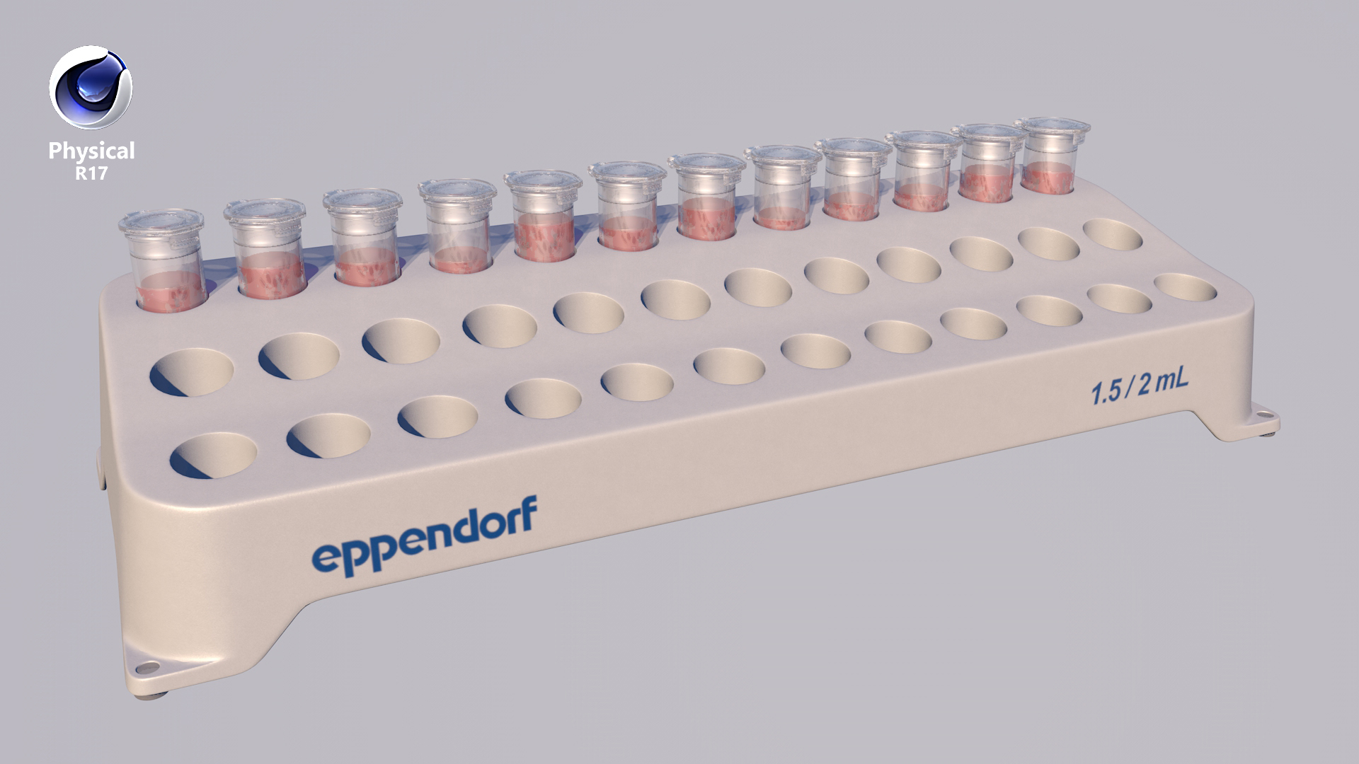 Suporte para tubos Eppendorf 1.5ml 2.0ml Modelo 3D - TurboSquid 1457768