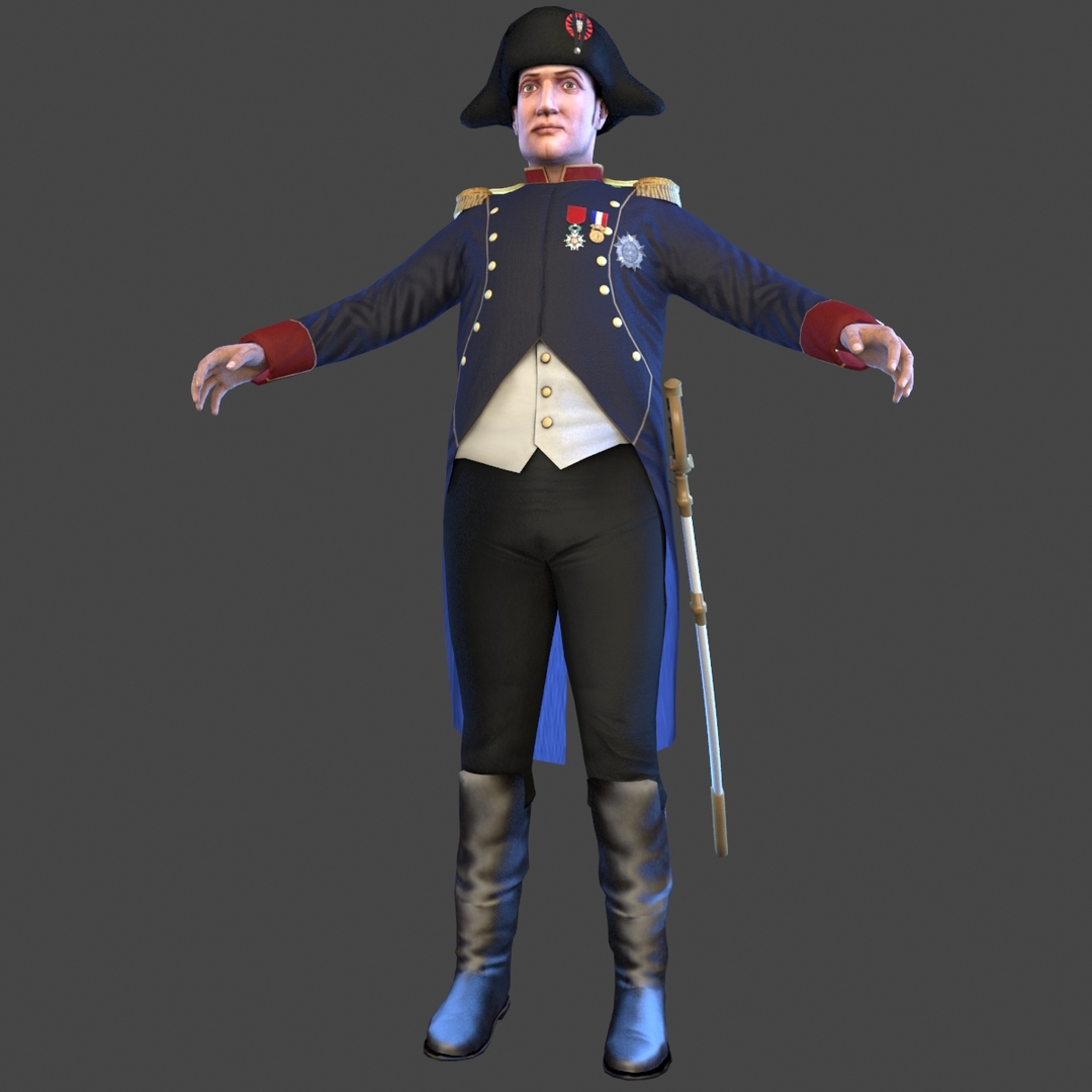 Napoleon Bonaparte V2 Modelo 3D - TurboSquid 1457824