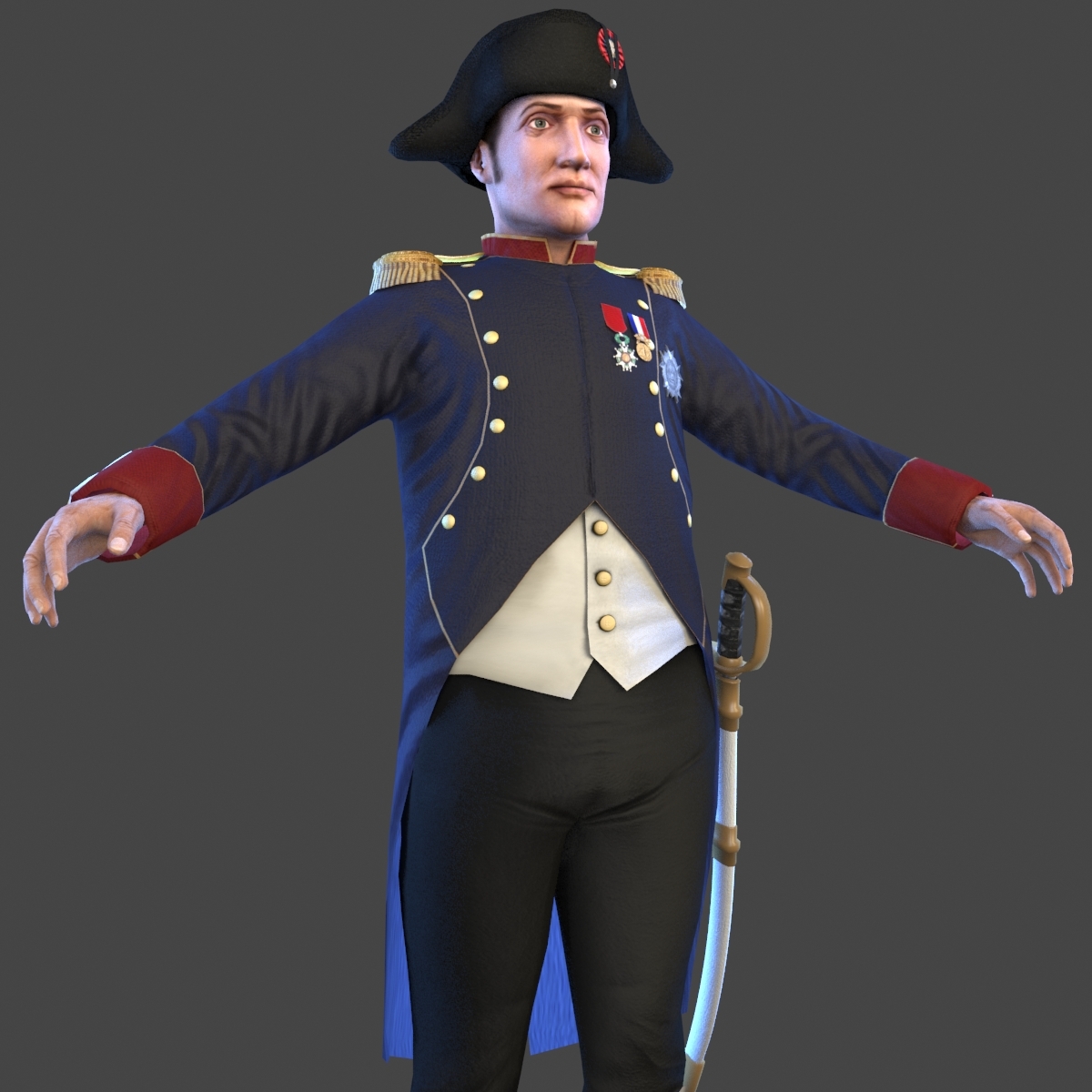 3D napoleon model - TurboSquid 1457824