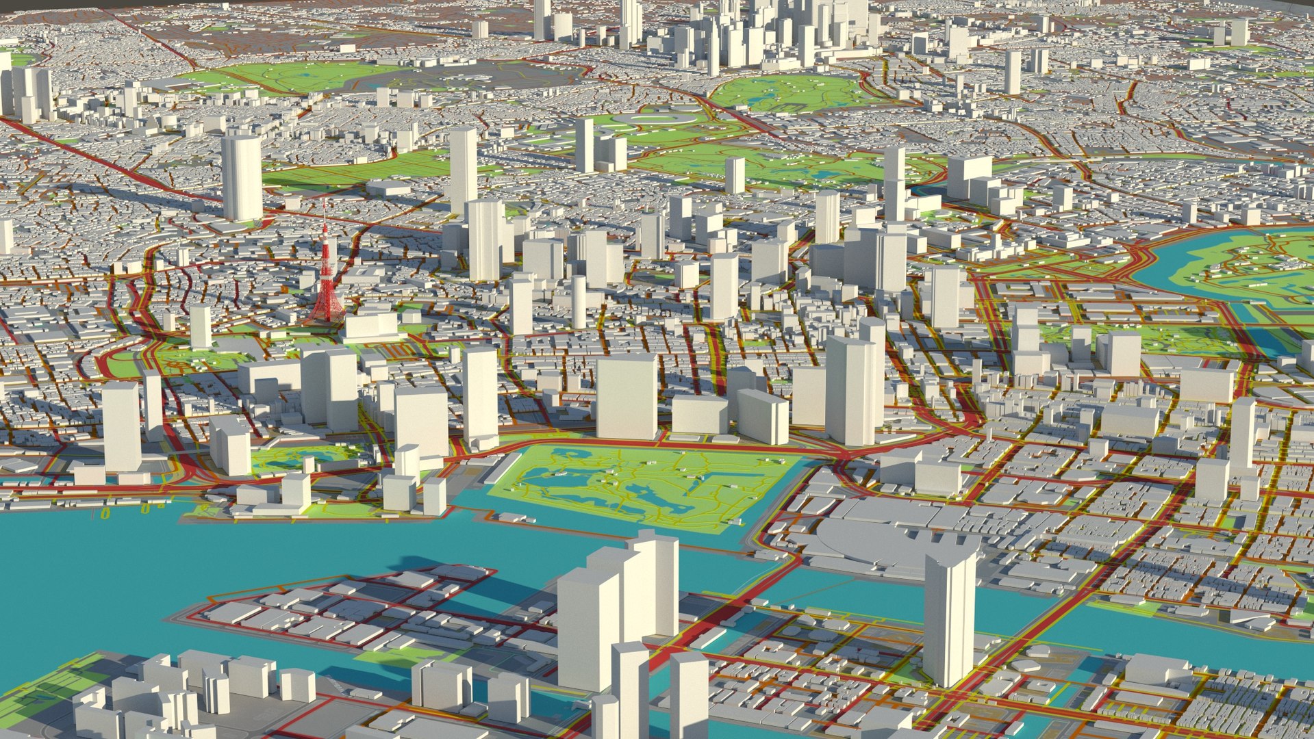 3D tokyo city - - TurboSquid 1457759