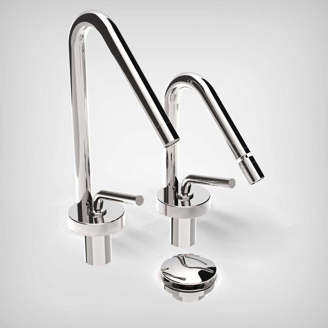 Faucets set 3D model - TurboSquid 1457801