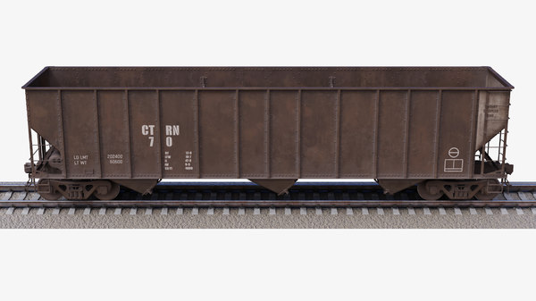 3D big railcars car rail model - TurboSquid 1457703