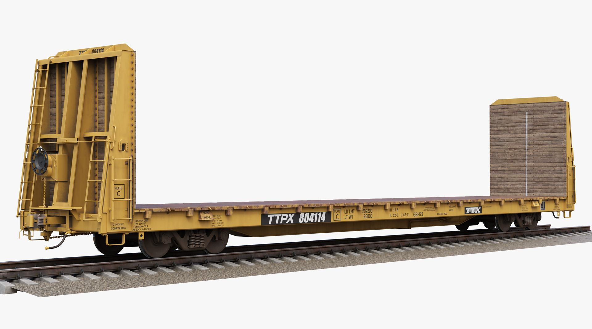 3D big railcars car rail model - TurboSquid 1457703