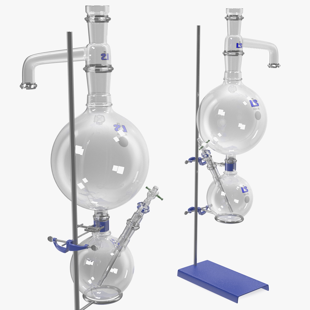 3D lab stand flask - TurboSquid 1458538