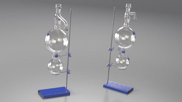 3D lab stand flask - TurboSquid 1458538