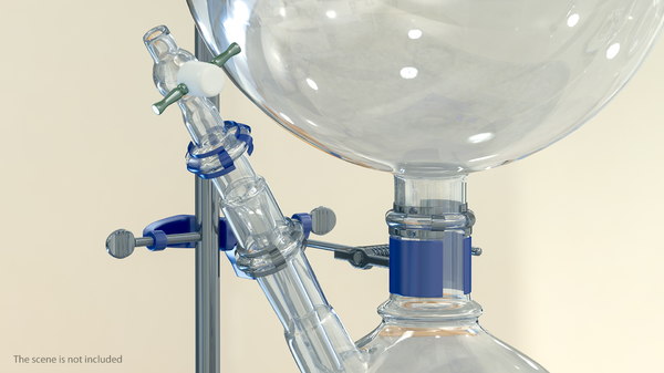 3D lab stand flask - TurboSquid 1458538