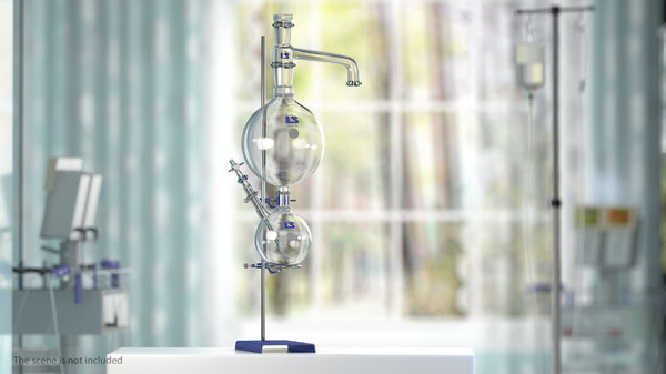 3D lab stand flask - TurboSquid 1458538