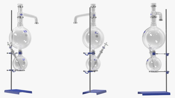 3D lab stand flask - TurboSquid 1458538