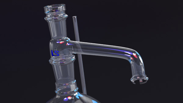 3D lab stand flask - TurboSquid 1458538