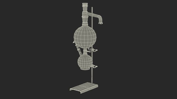 3D lab stand flask - TurboSquid 1458538