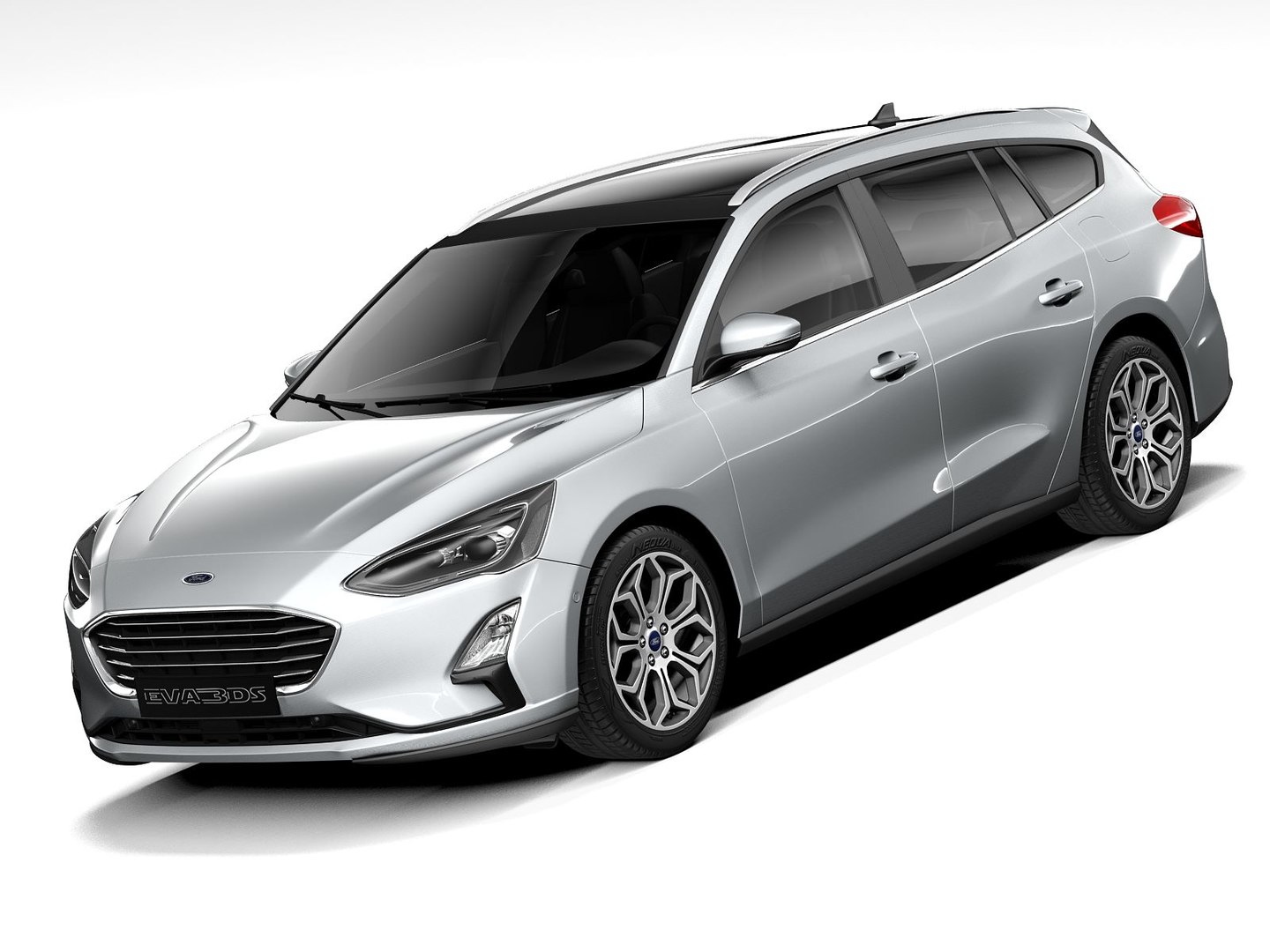 Focus wagon 2021 3D model - TurboSquid 1458104