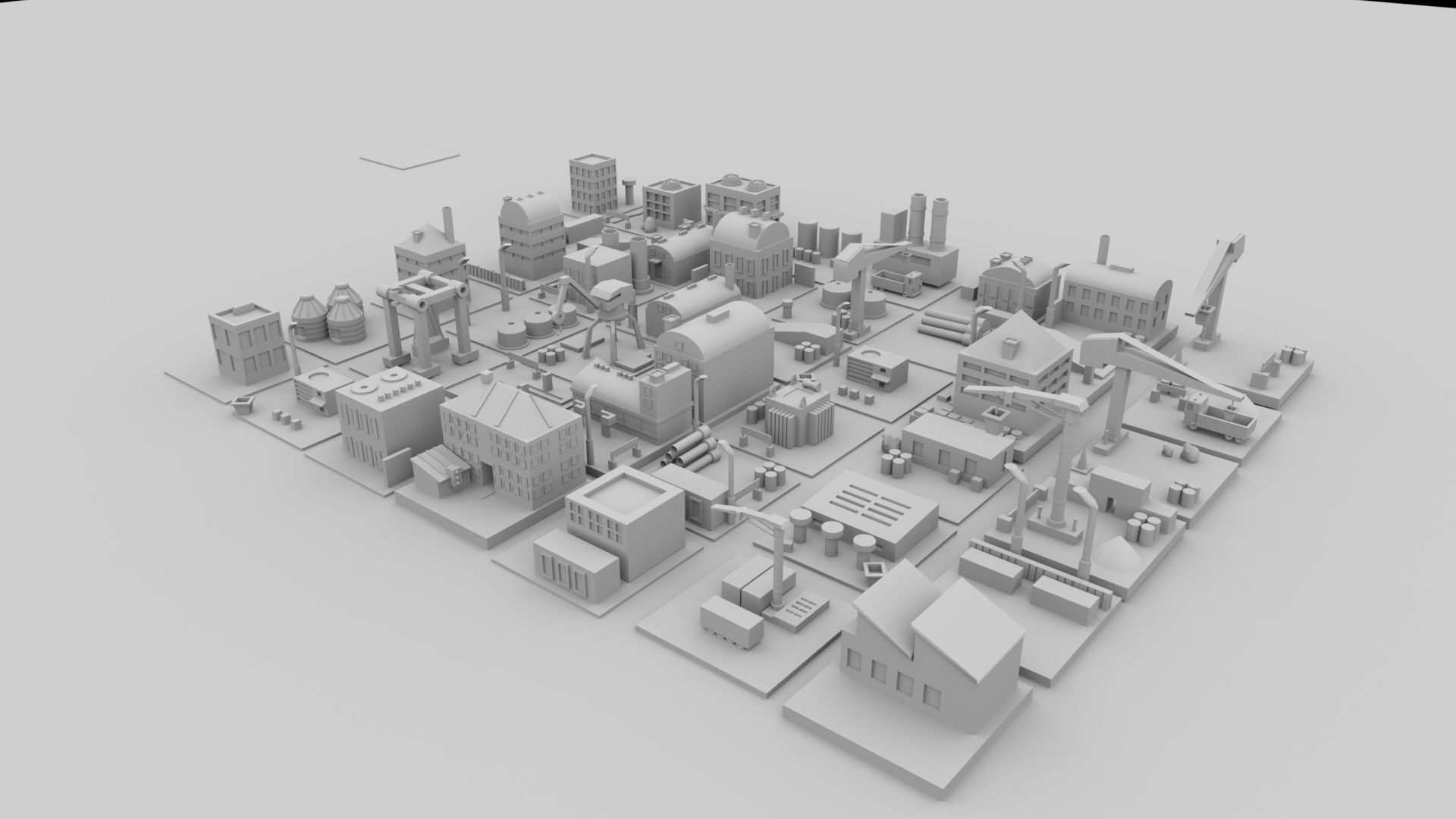 Industry building 3D model - TurboSquid 1458885