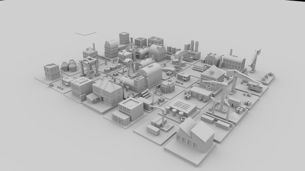 Industry building 3D model - TurboSquid 1458885