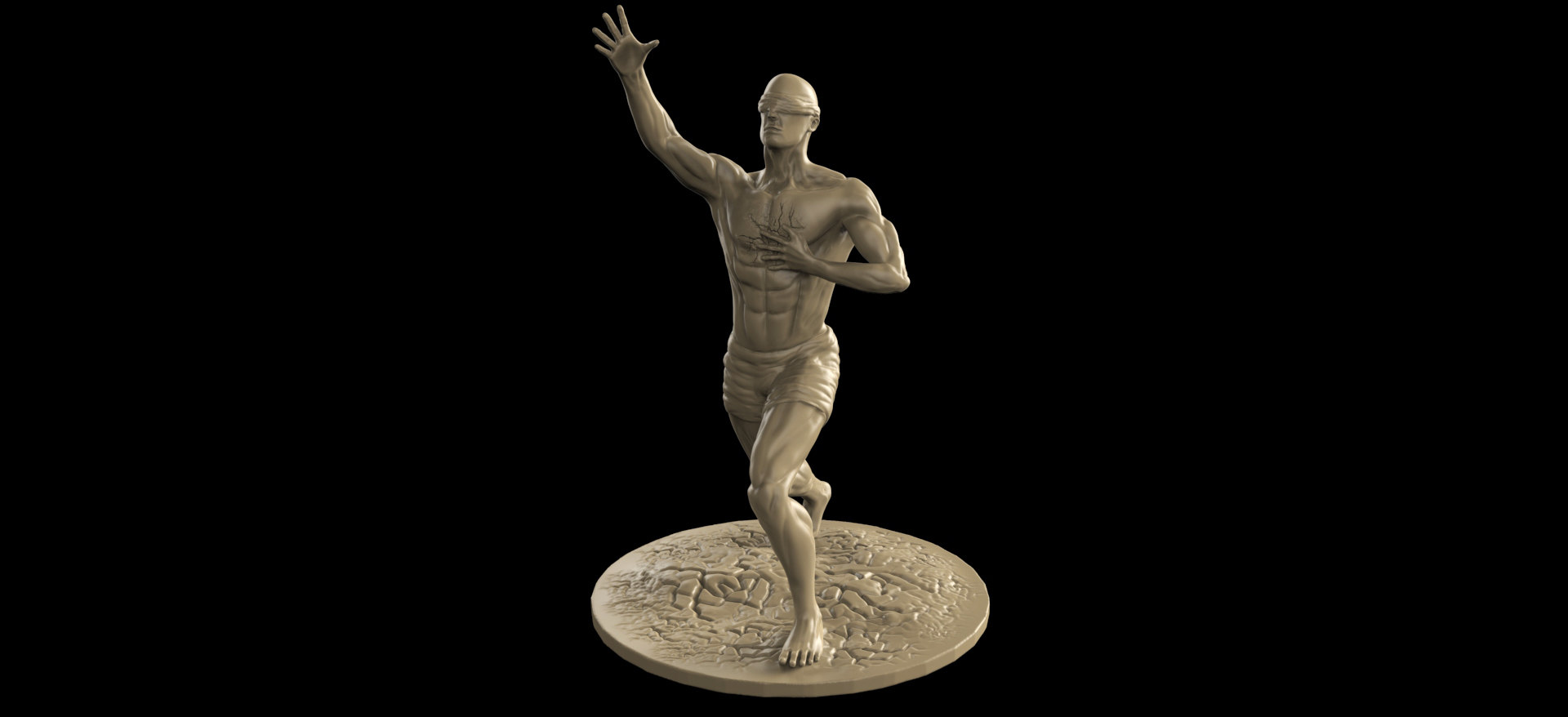 3D human sculpture body model - TurboSquid 1458937