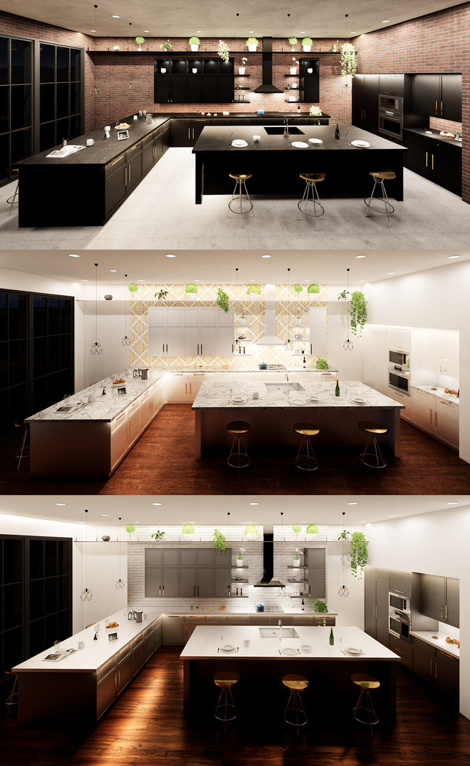 3D create kitchen revit parametric model - TurboSquid 1458963