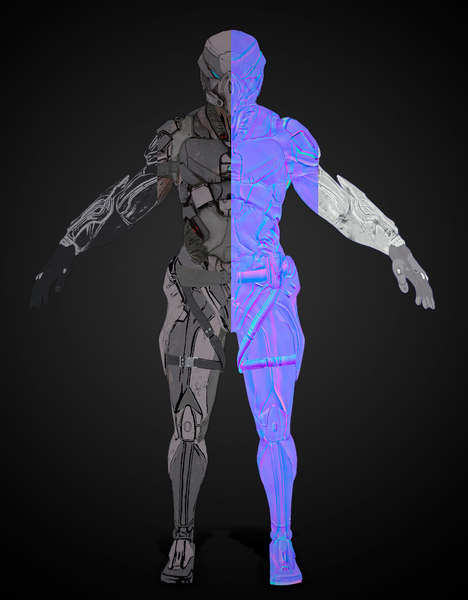 3D robot soldier character model - TurboSquid 1459059