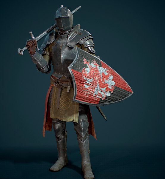 Knight medieval 3D model - TurboSquid 1452648