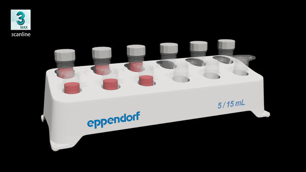 3D eppendorf tube racks - TurboSquid 1459159