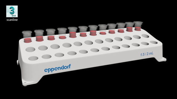 3D eppendorf tube racks - TurboSquid 1459159
