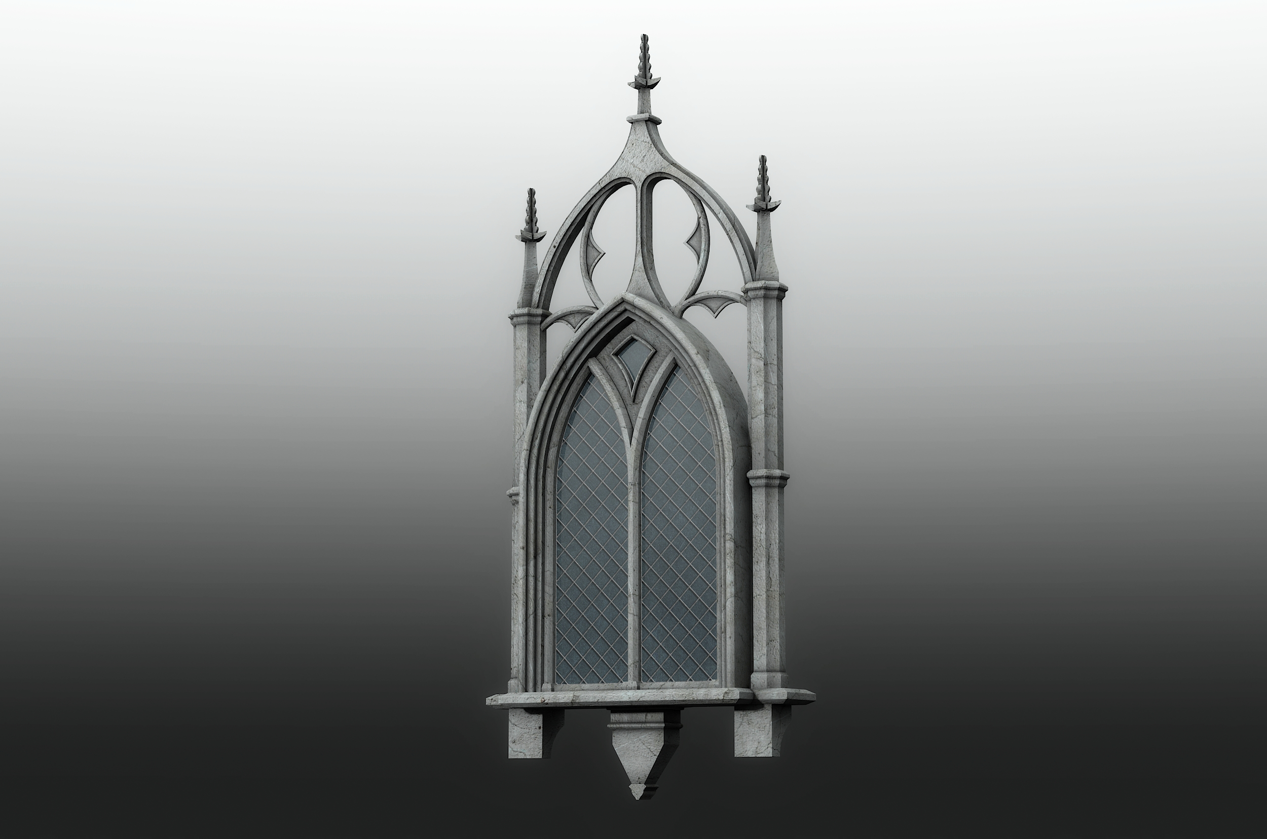 3D model gothic window 01 - TurboSquid 1459255