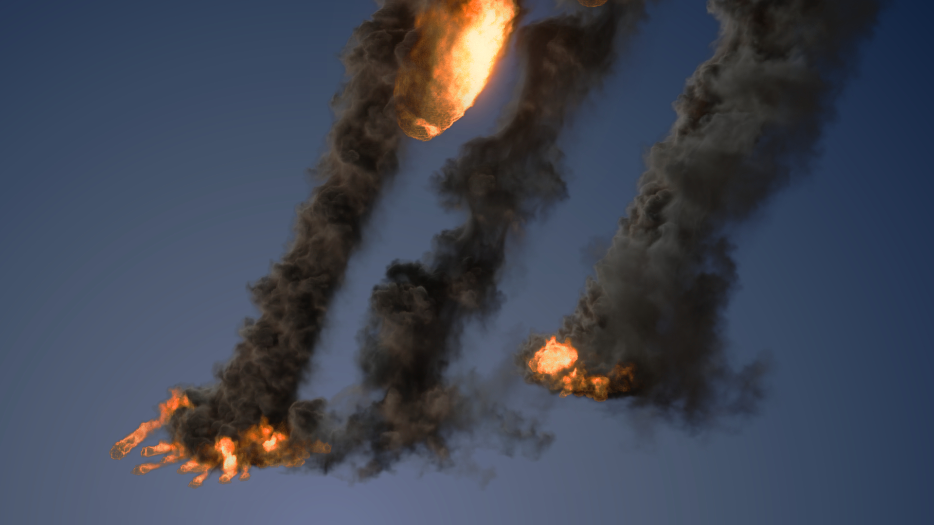 Meteor strike 3D model - TurboSquid 1459279