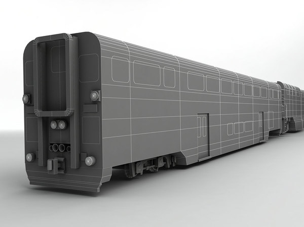 F59PHI Lokomotive mit Personenwagen 3D-Modell - TurboSquid 1459337