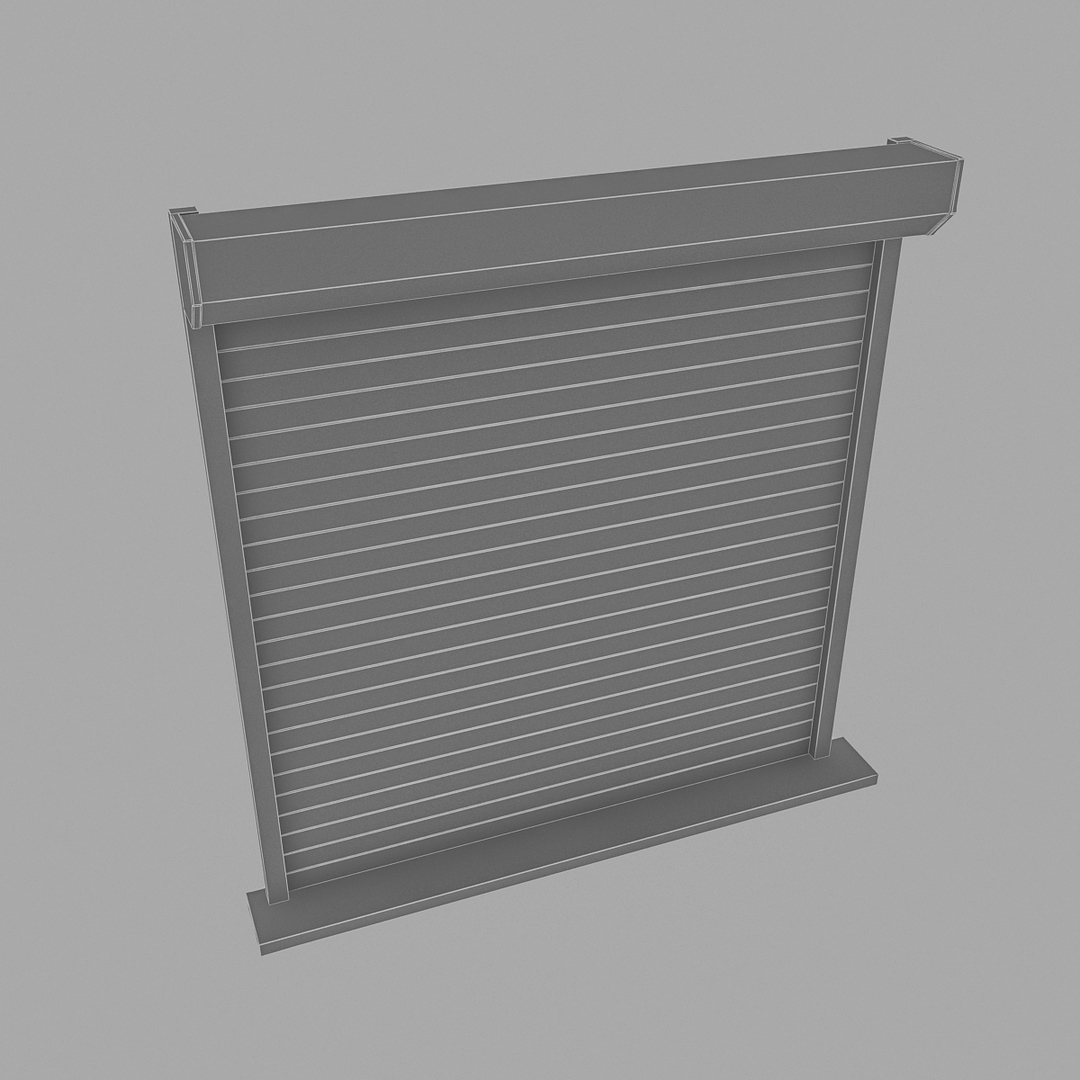 3D shutter - TurboSquid 1459345