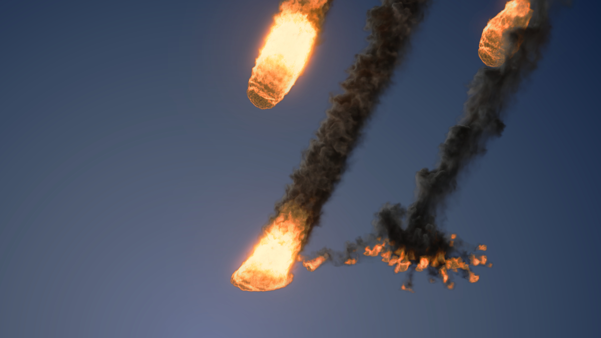 Meteor strike 3D model - TurboSquid 1459279