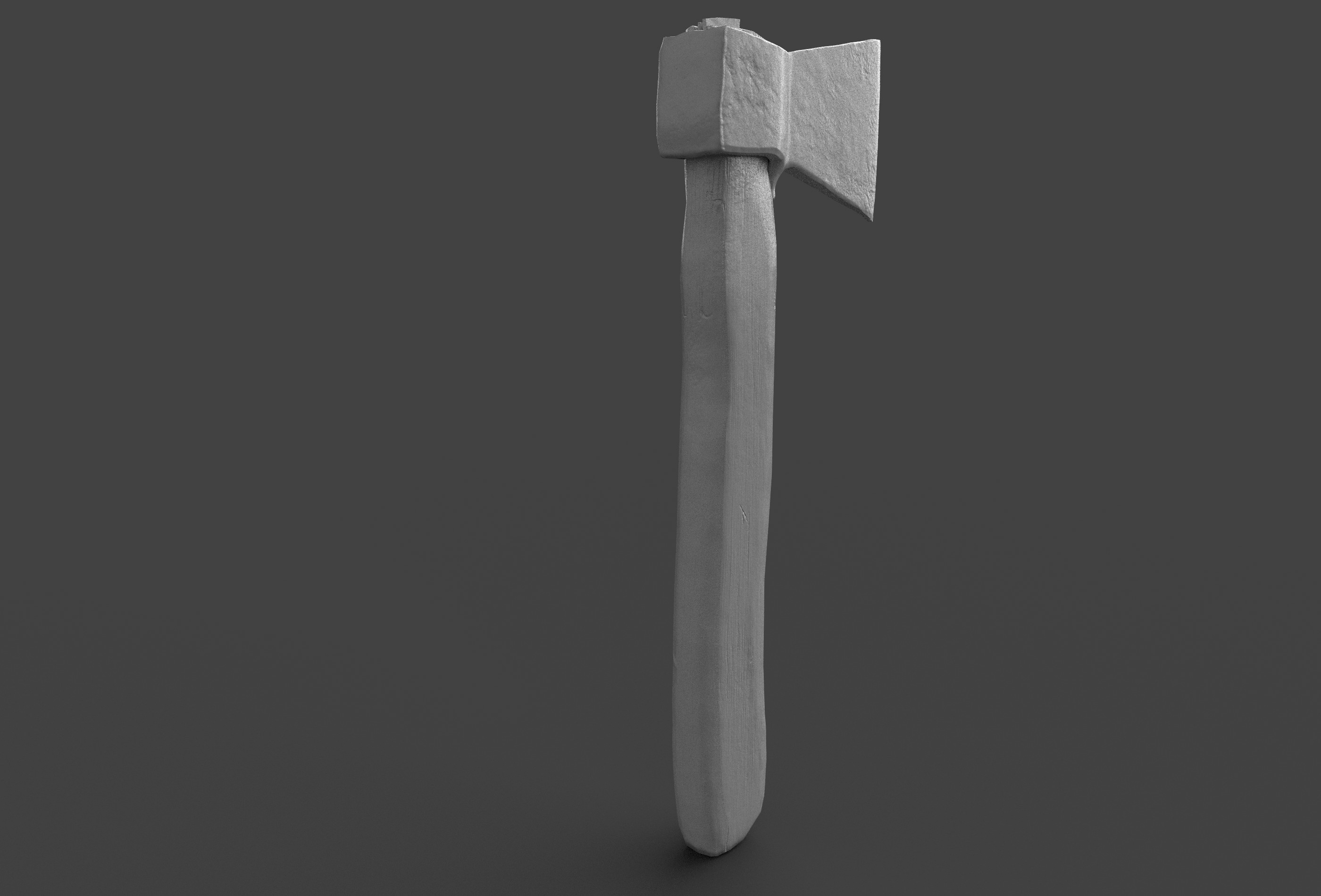 modèle 3D de modèle 3d de vieille hache rouillée low-poly modèle 3d low-poly gratuit ...